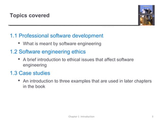 Ian Sommerville, Software Engineering, 9th Edition Ch1 | PPT