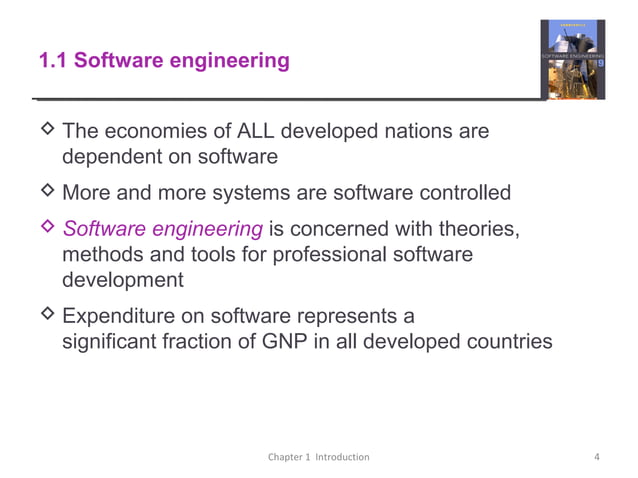 Ian Sommerville, Software Engineering, 9th Edition Ch1 | PPT | Operating Systems | Computer ...
