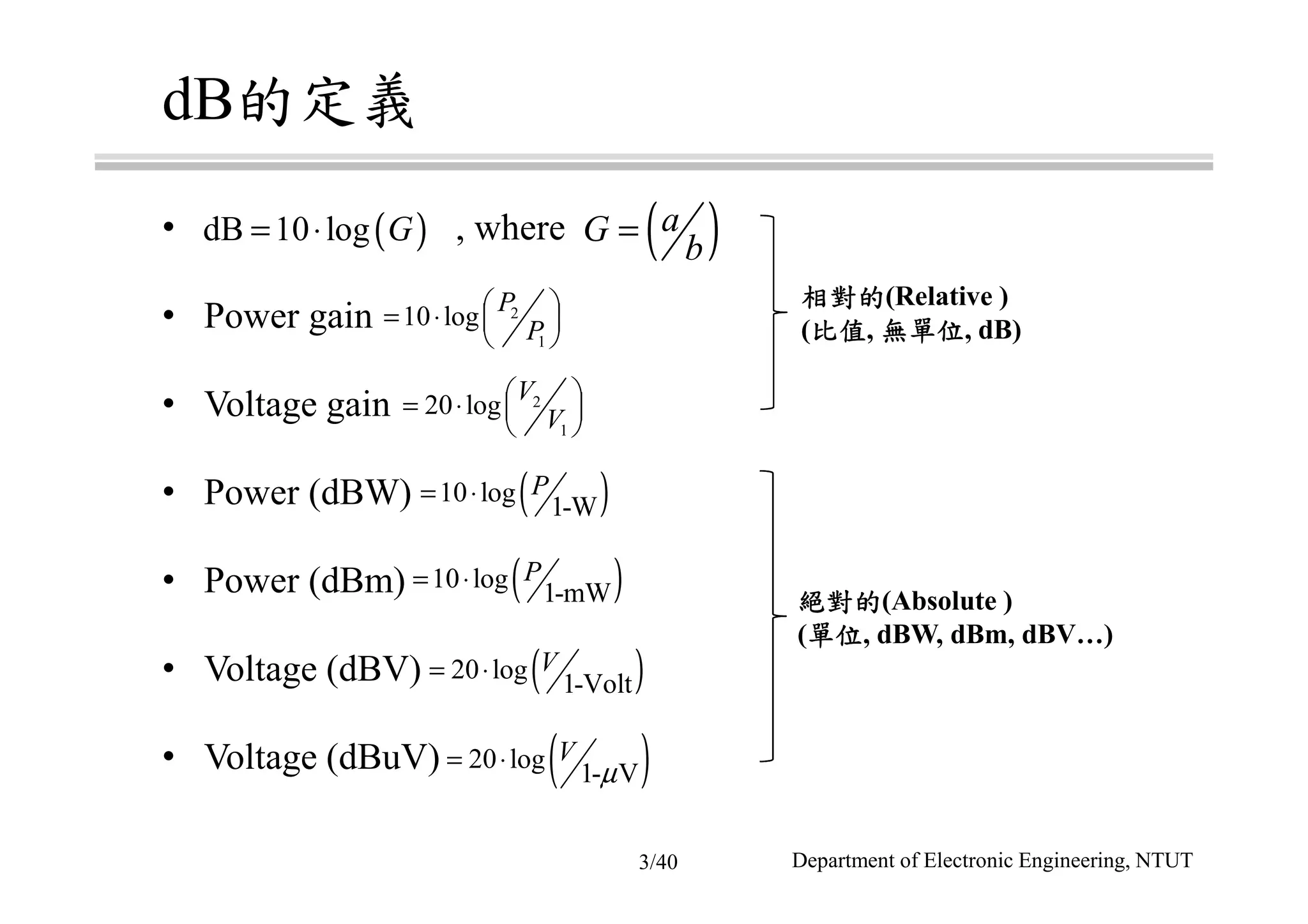 射頻電子 - [第一章] 知識回顧與通訊系統簡介 | PDF