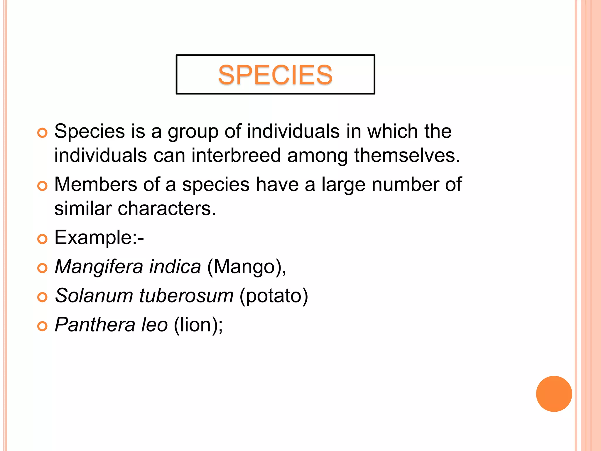 Chapter 1. Diversity in the Living World | PPTX