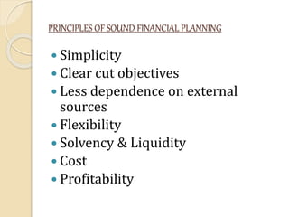 INTRODUCTION TO FINANCIAL MANAGEMENT | PPT