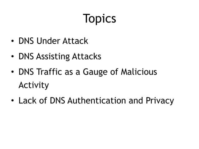 Cnit 40 1 The Importance Of Dns Security Pdf Computer Networking Computing