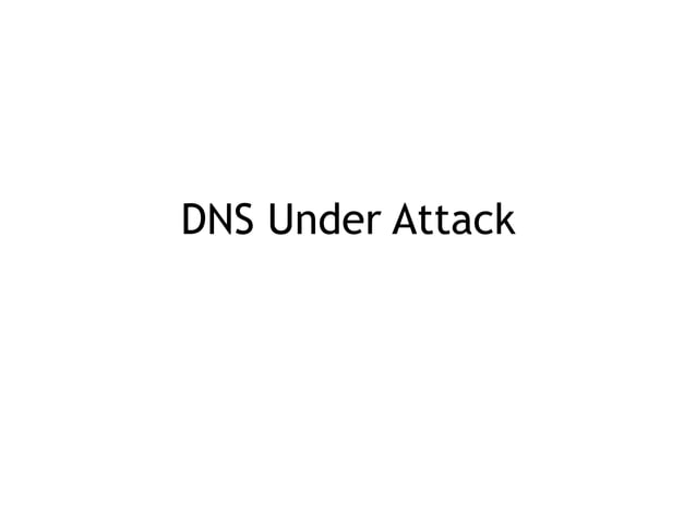 Cnit 40 1 The Importance Of Dns Security Pdf Computer Networking Computing