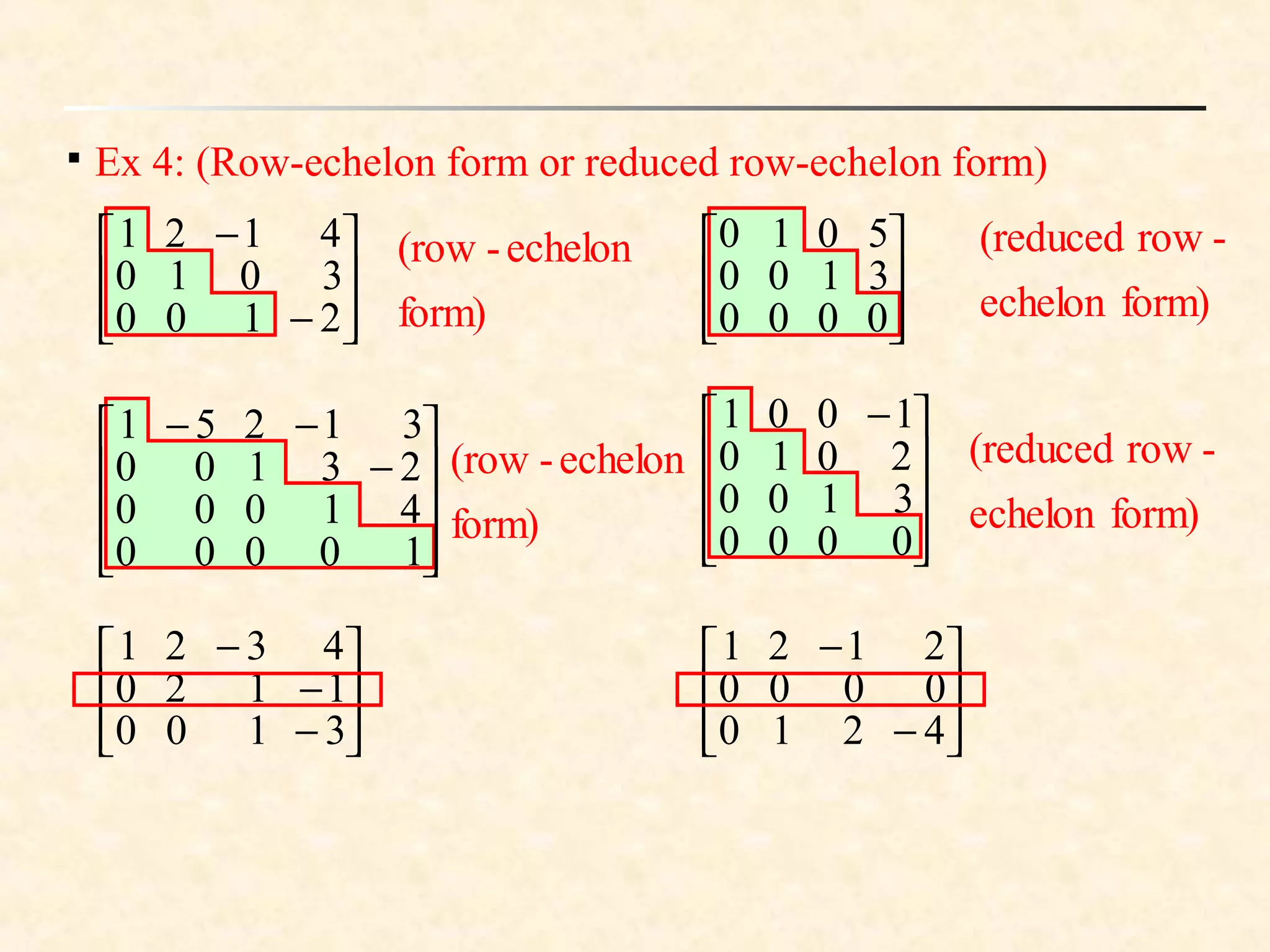 System Of Linear Equations | PPT