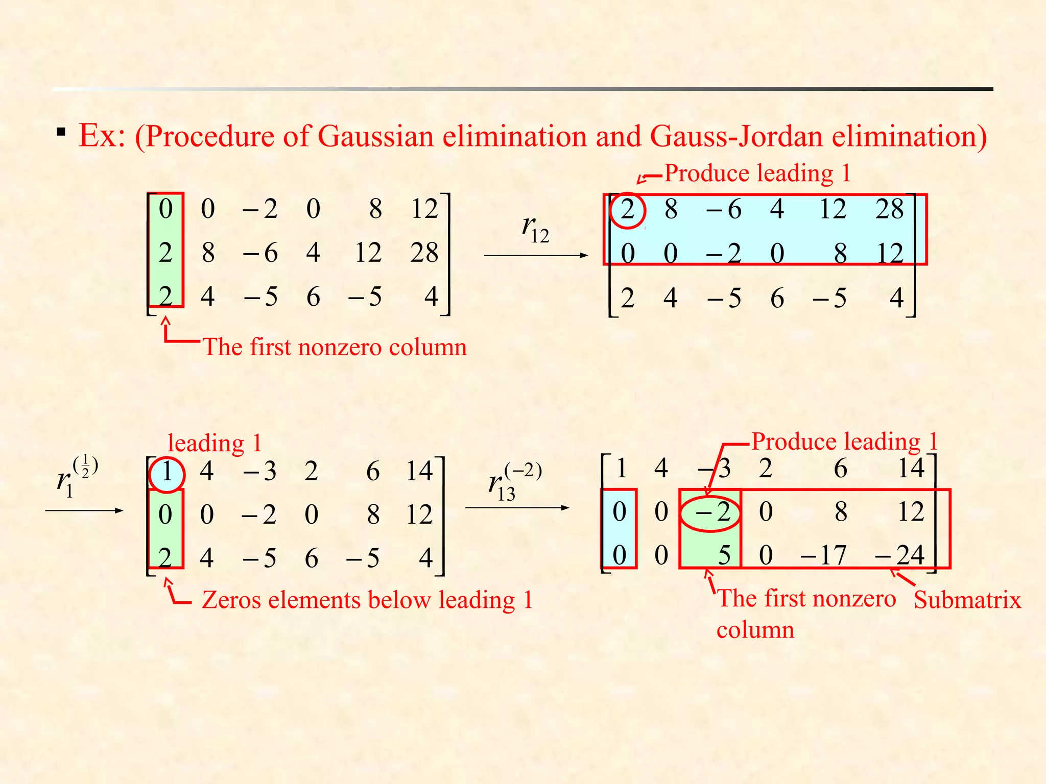 System Of Linear Equations | PPT