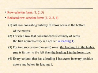 System Of Linear Equations | PPT