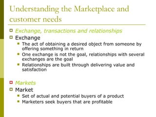Marketing: Managing Profitable Relationships | PPT