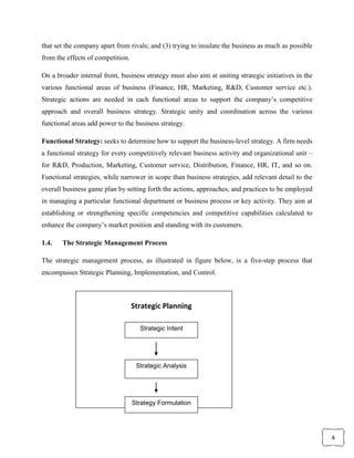 strategic management chapter 1 | PDF