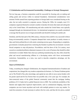 strategic management chapter 1 | PDF