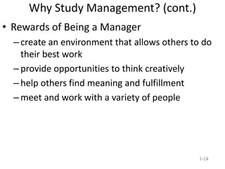 INTRODUCTION TO MANAGEMENT AND ORGANIZATIONS | PPT