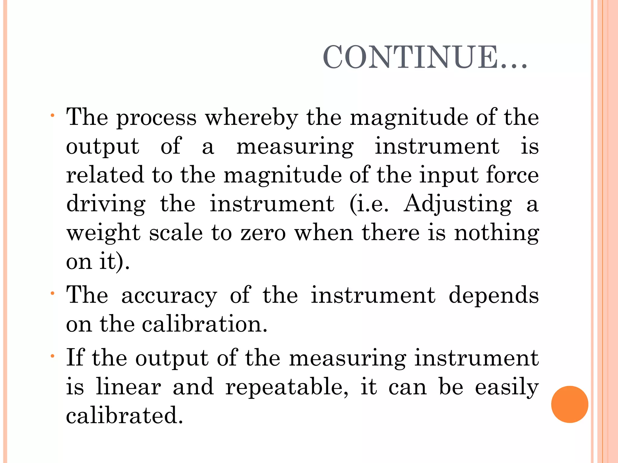 introduction to Mechanical Measurement and Metrology. | PPT