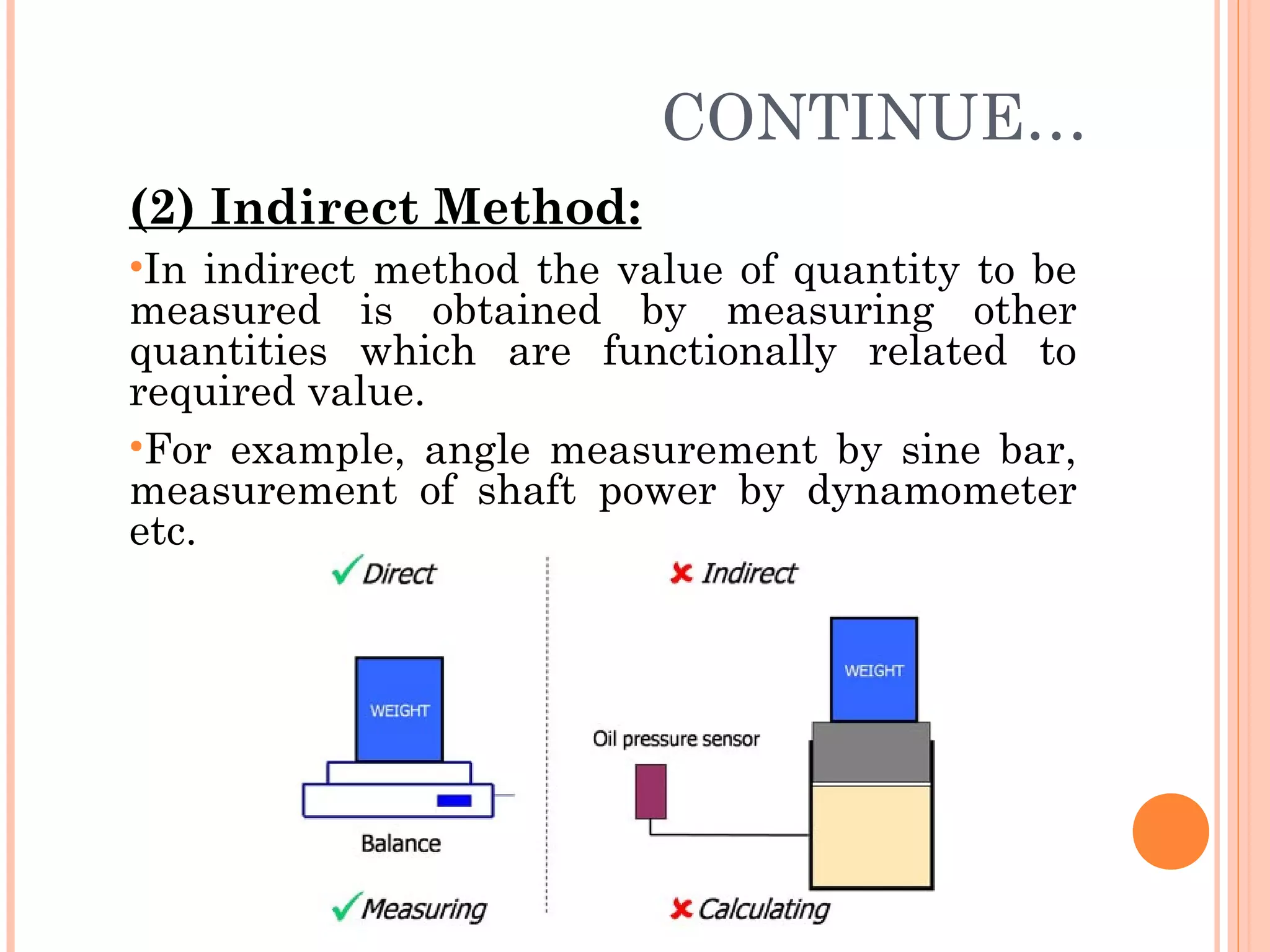 introduction to Mechanical Measurement and Metrology. | PPT