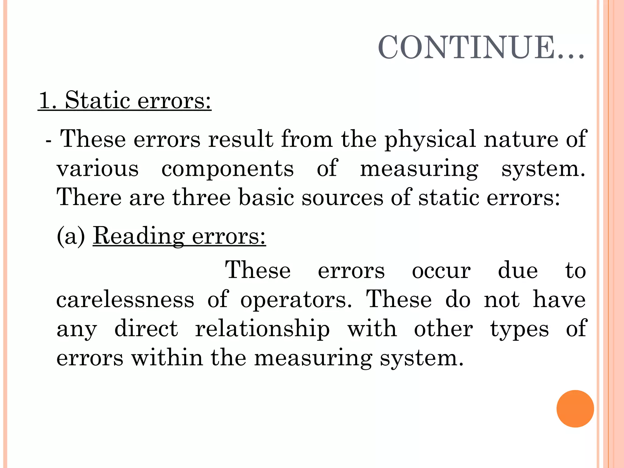 introduction to Mechanical Measurement and Metrology. | PPT