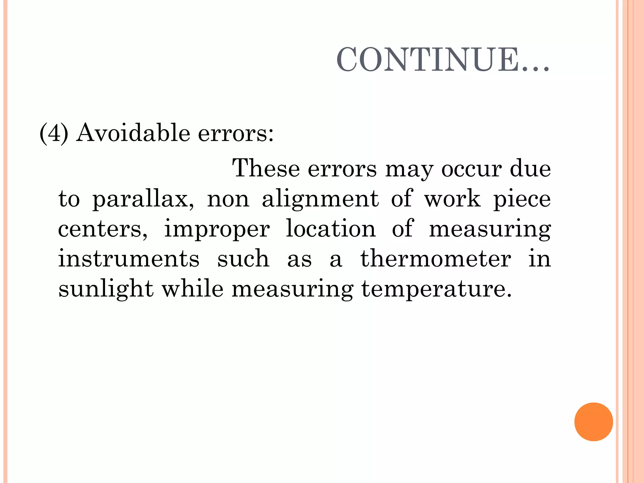 introduction to Mechanical Measurement and Metrology. | PPT