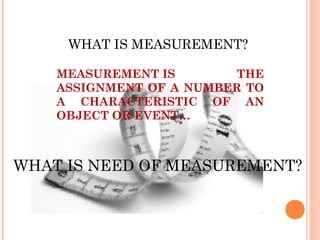 introduction to Mechanical Measurement and Metrology. | PPT