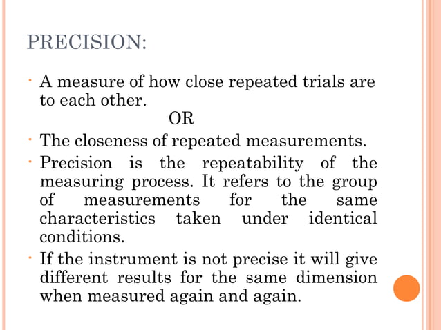 introduction to Mechanical Measurement and Metrology. | PPT
