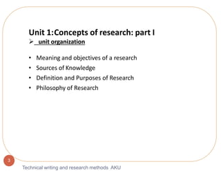 introduction to research & amp; research methodology chapter 1 | PPTX
