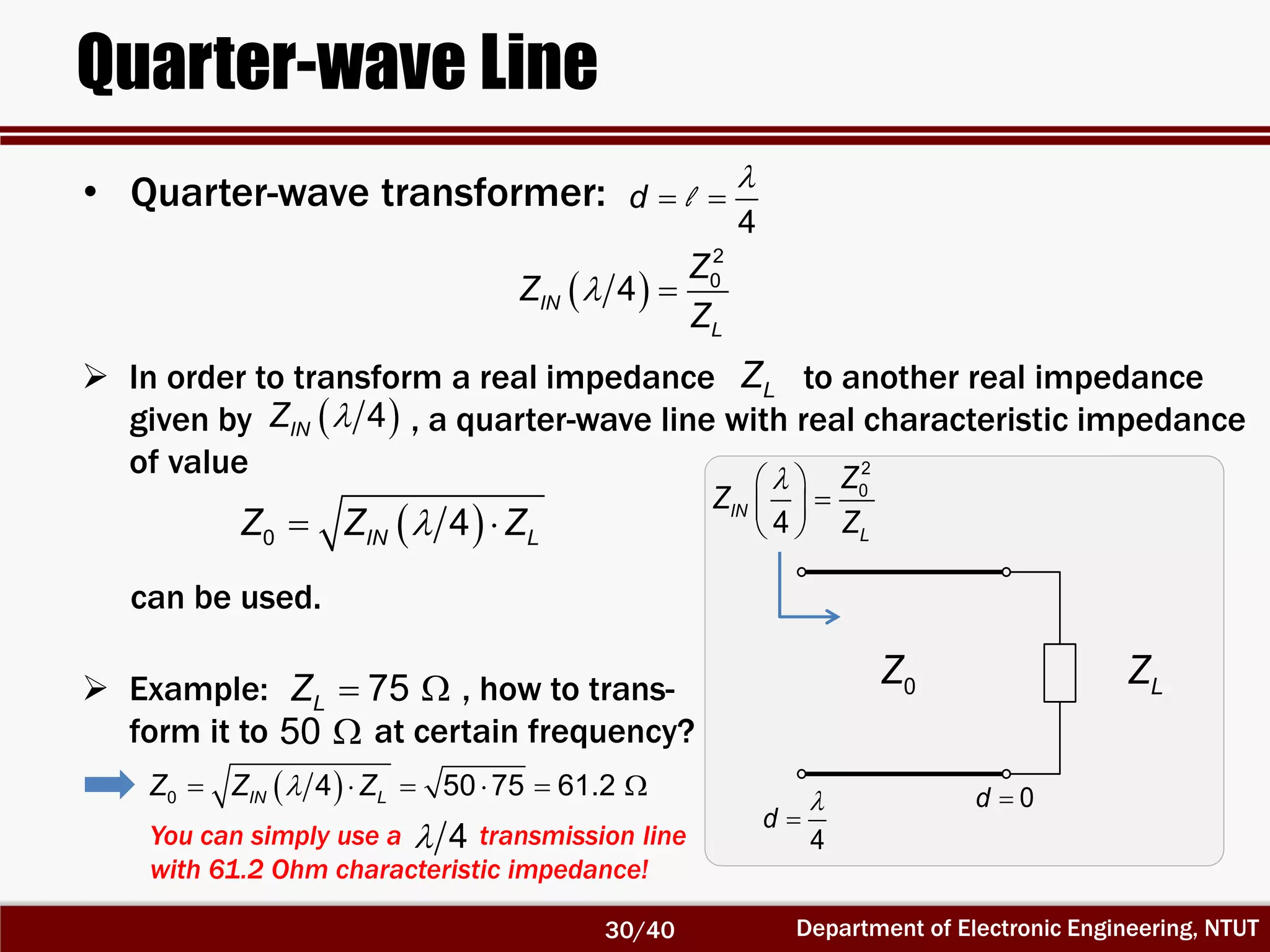 RF Circuit Design - [Ch1-2] Transmission Line Theory | PDF