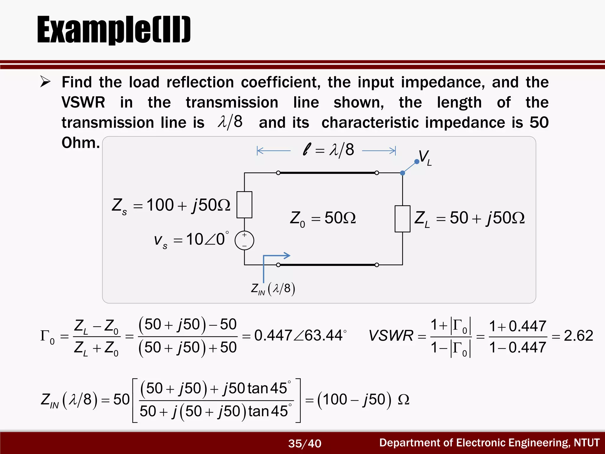 RF Circuit Design - [Ch1-2] Transmission Line Theory | PDF