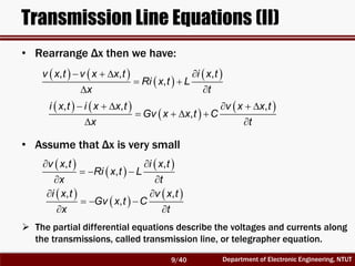 RF Circuit Design - [Ch1-2] Transmission Line Theory | PDF