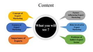 Introduction to export marketing | PPTX