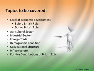 Indian Economy on the Eve of Independence | PPTX