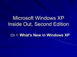 chapter2windowsxpinsideandoutofwinxp.ppt