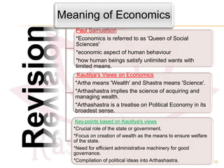 Ch 1 Basic Concepts of Economics | PPTX