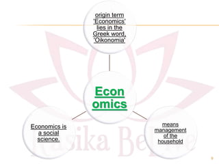 Ch 1 Basic Concepts of Economics | PPTX