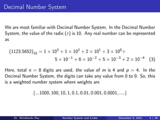 Binary Number System and Codes | PDF