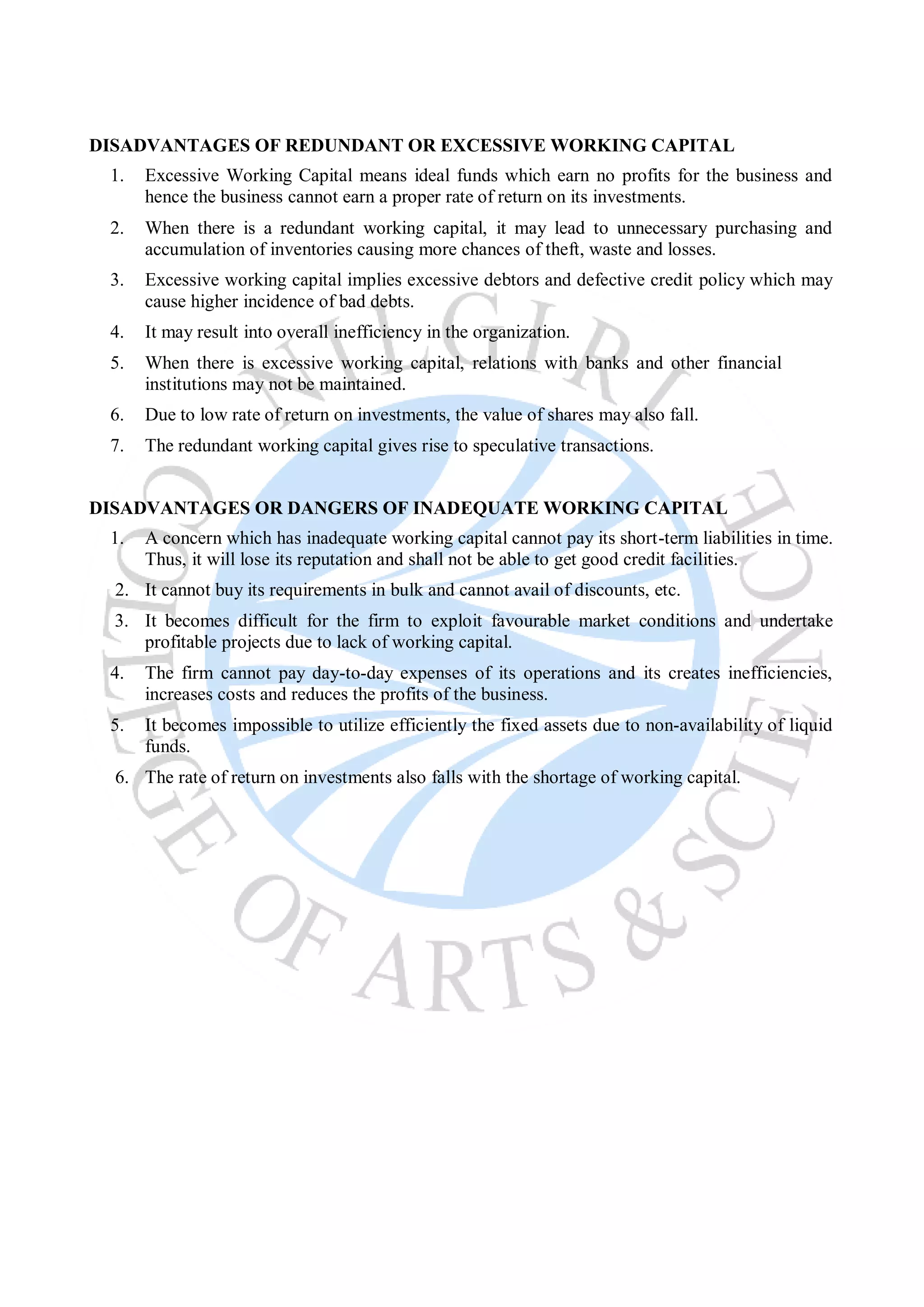 WORKING CAPITAL MANAGEMENT | PDF