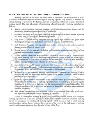 WORKING CAPITAL MANAGEMENT | PDF