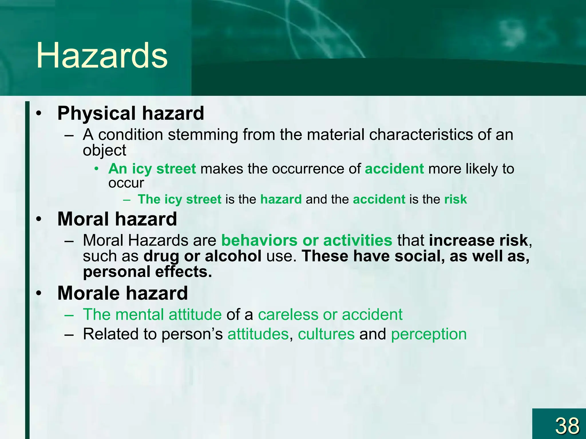 Introduction to risk management for economic | PPT