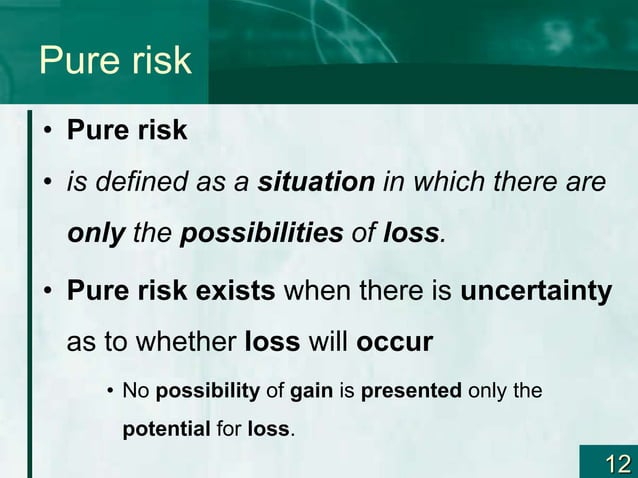 Introduction to risk management for economic | PPT