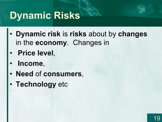 Introduction to risk management for economic | PPT