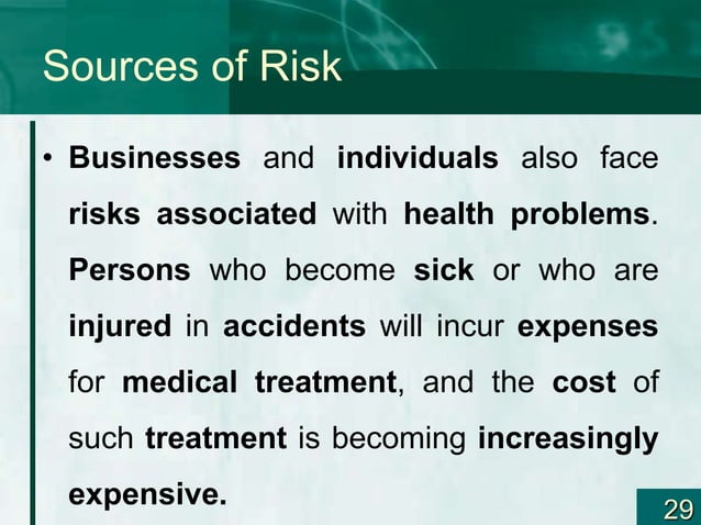 Introduction to risk management for economic | PPT