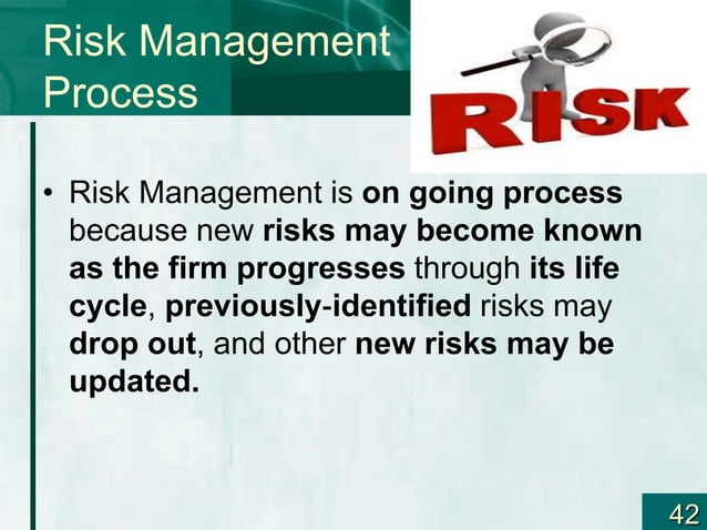 Introduction to risk management for economic | PPT