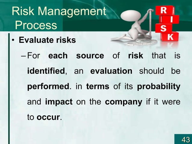 Introduction to risk management for economic | PPT