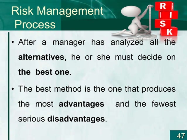 Introduction to risk management for economic | PPT