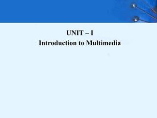 introduction to multimedia system course.ppt | Computing | Technology ...