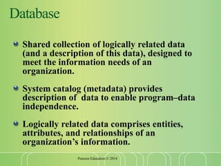 database systems and concepts for engineers | PPT