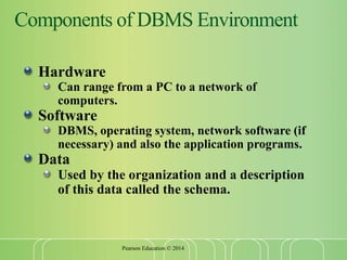 database systems and concepts for engineers | PPT