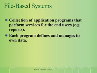 database systems and concepts for engineers | PPT