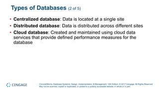 Inforation Systems Chapeter 1 - Database systems | PDF
