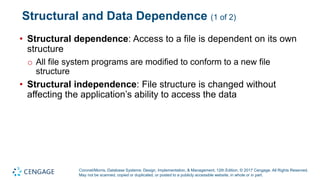 Inforation Systems Chapeter 1 - Database systems | PDF