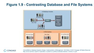 Inforation Systems Chapeter 1 - Database systems | PDF