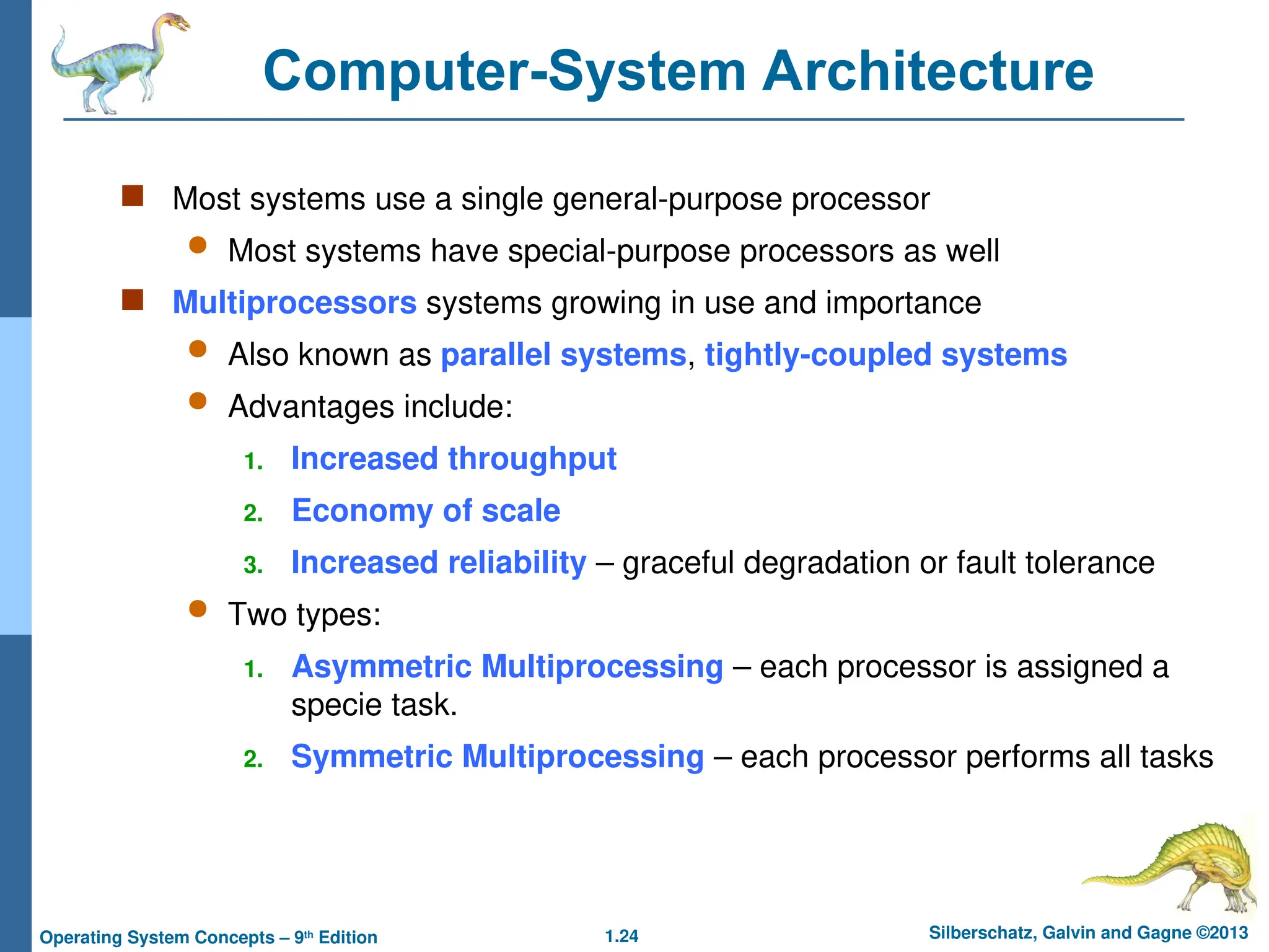 Operating System Galvin Chapter 1 Slides Ppt Operating Systems Computer Software And