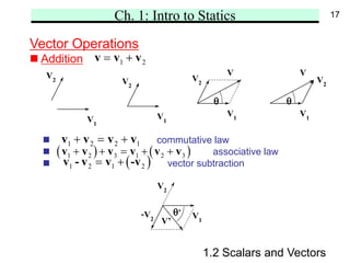 chapter one introduction to statics course | PDF