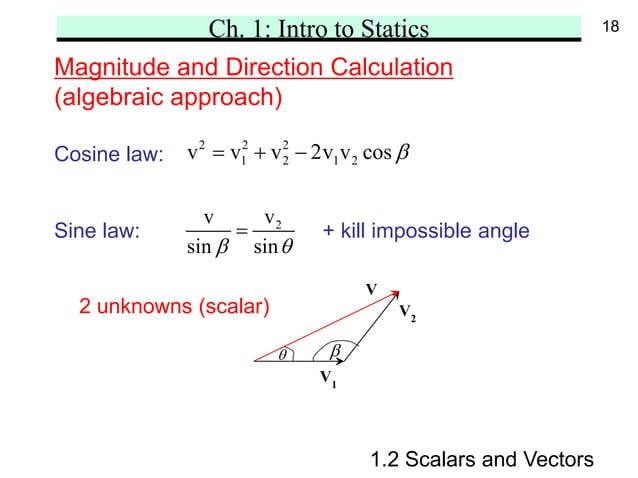 chapter one introduction to statics course | PDF