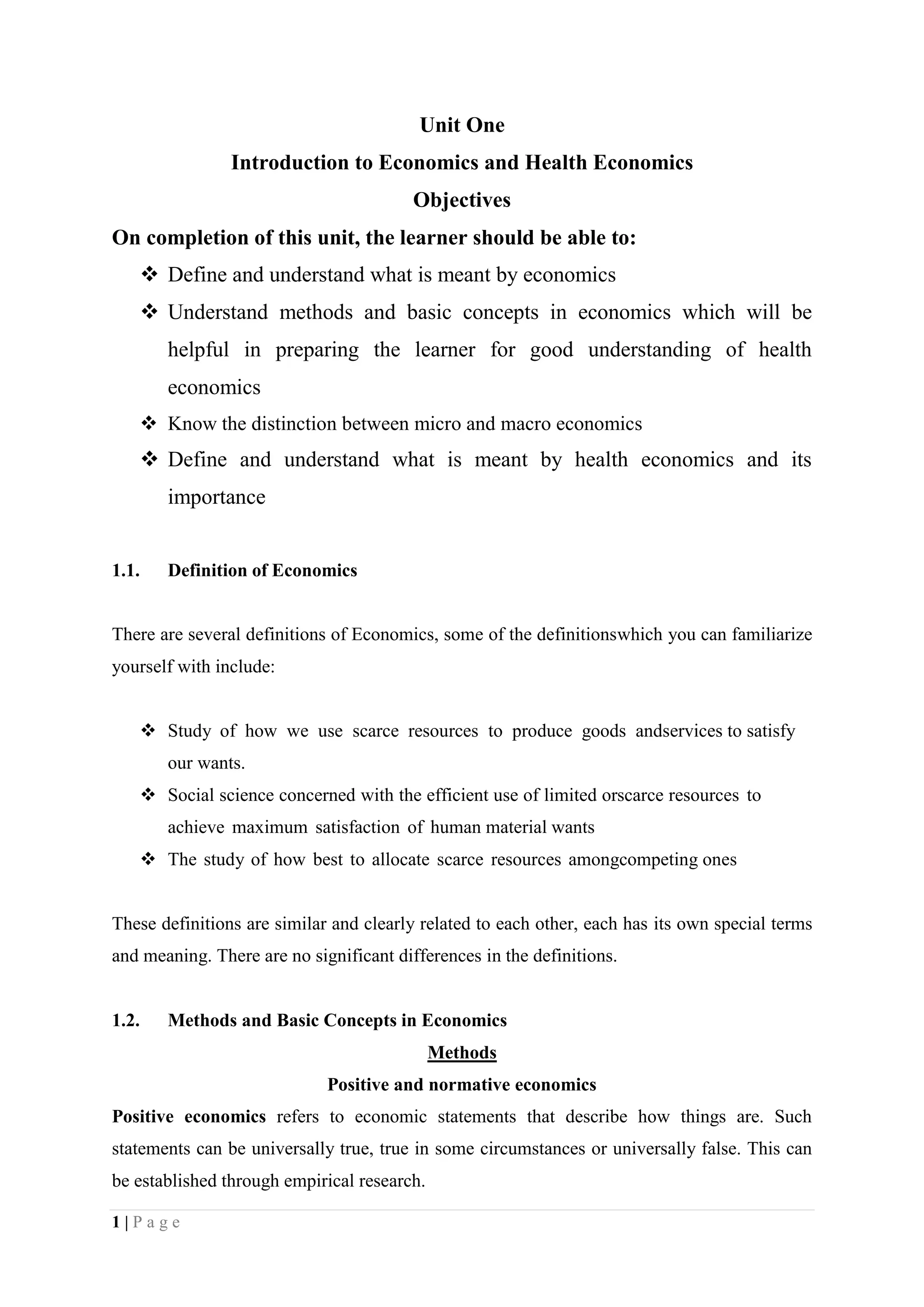 introduction to economic and health .... | PDF
